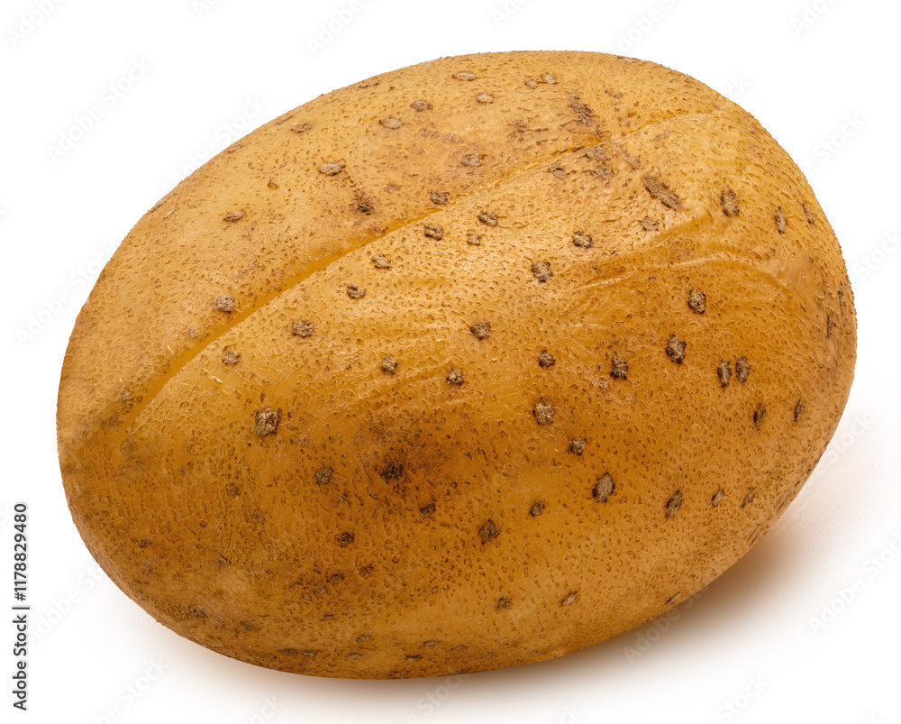 baked potato, baked potato isolated, potato, baking dish, nutrient ...