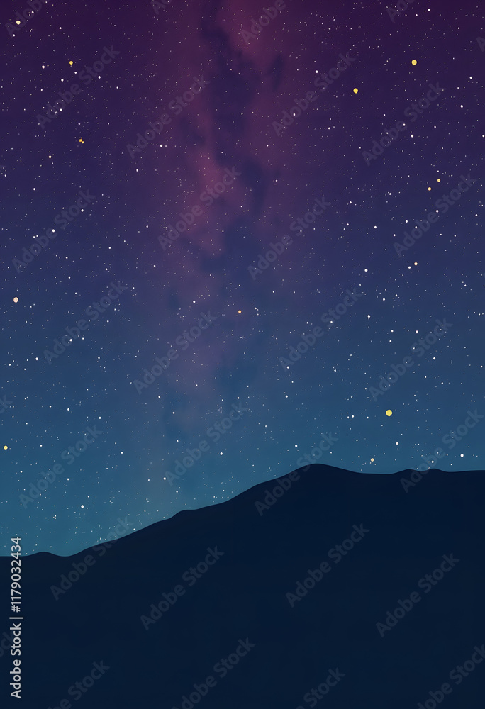 Astronomy concept backdrop, flat design, with white tones Stock ...