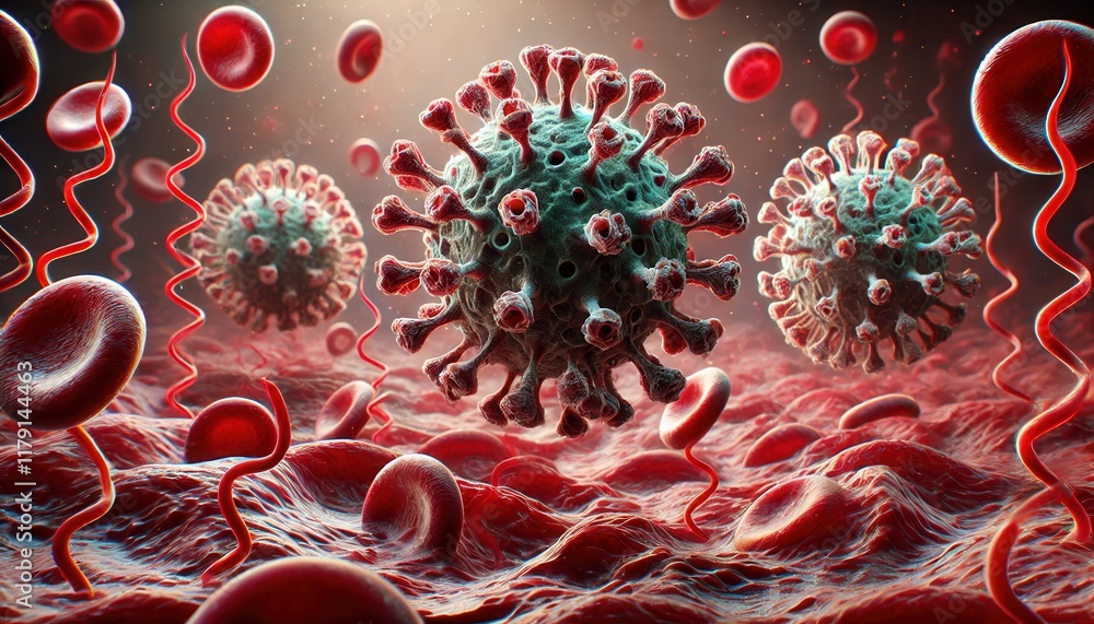 Particles of the virion of human influenza metapneumovirus (HMPV ...