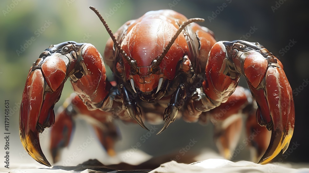 3D render of a muscular ant bodybuilder in a cinematic Unreal Engine ...
