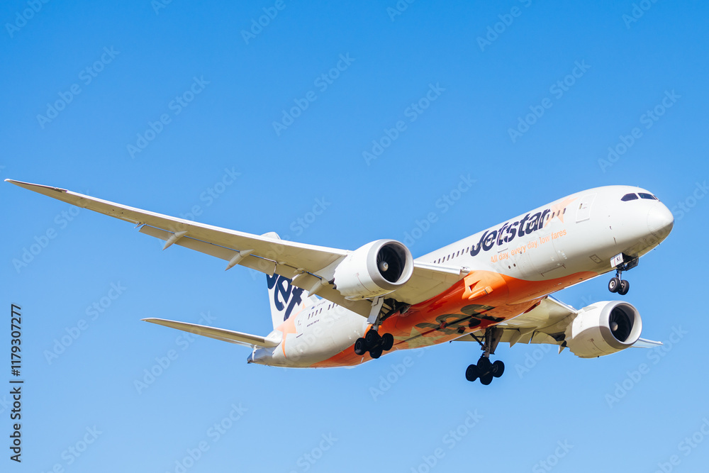Jetstar Boeing 787-8 in Australia Stock Photo | Adobe Stock