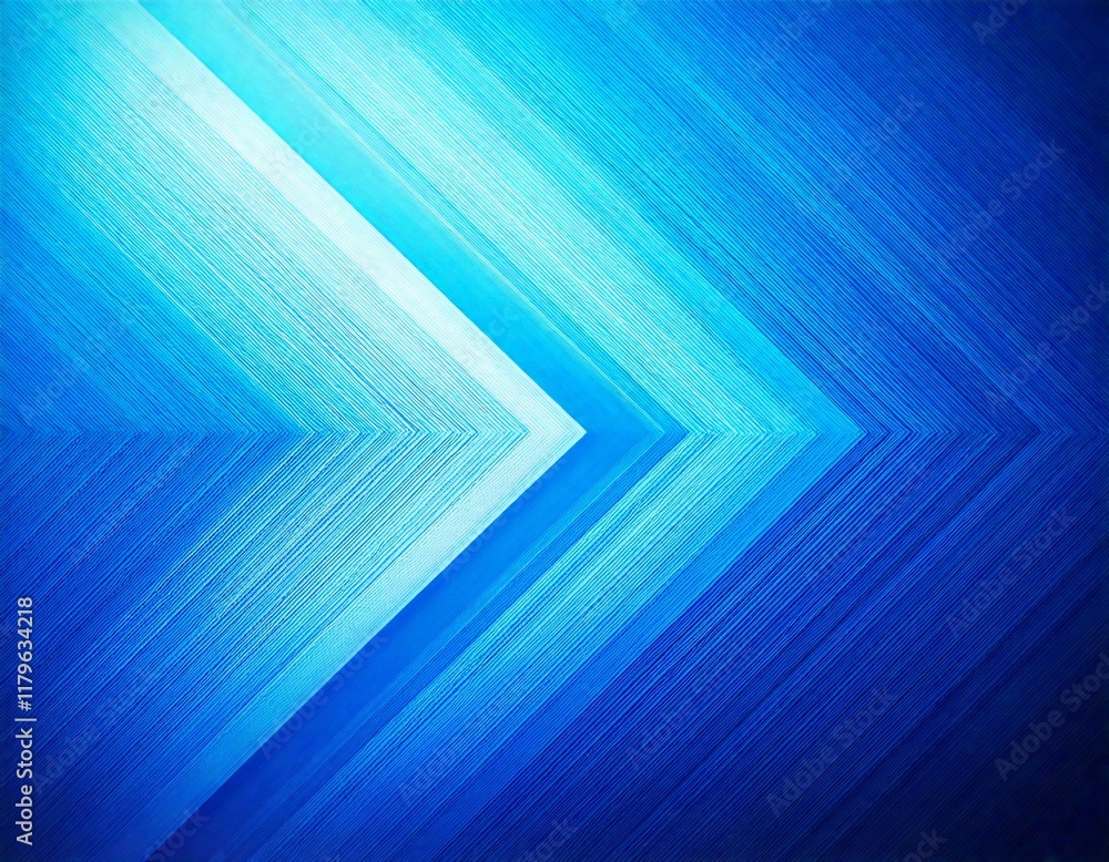 Photo Stock Smart trendy blue arrow pattern. Digital background ...