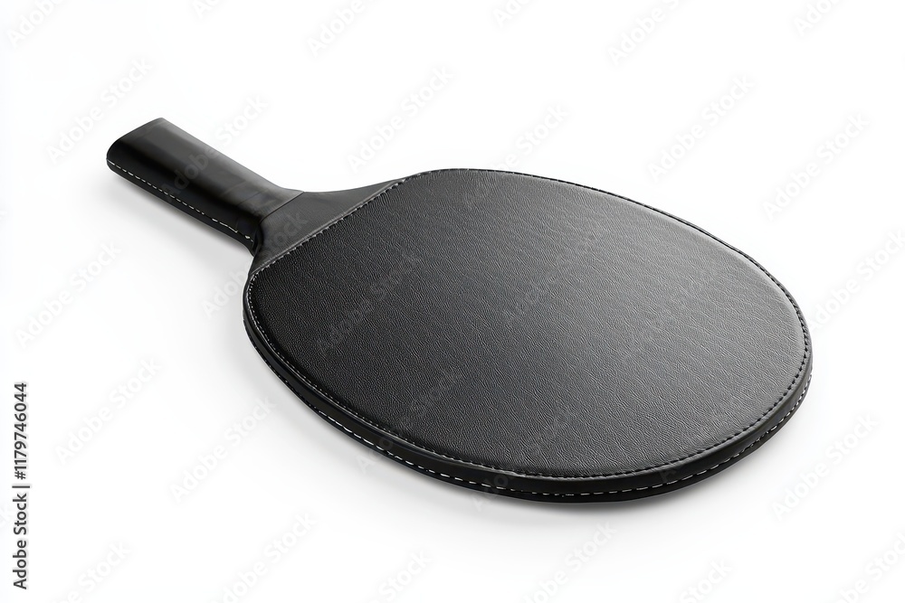 Isolated black table tennis paddle in case on white background High res ...