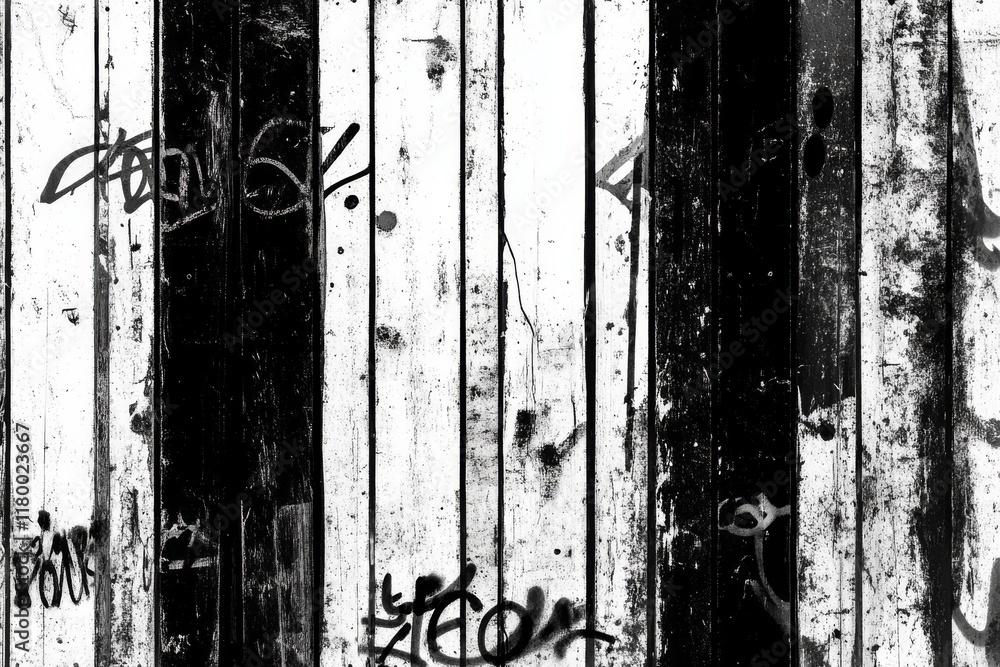 Graffiti tags border isolated on transparent background. Abstract ...