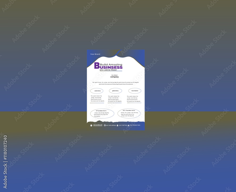 Set of modem Flyer Design Design print templates, personal visiting ...