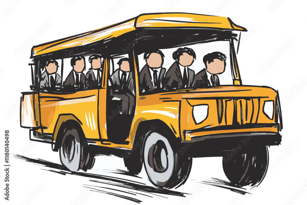 Back-to-School Adventures: Illustrated School Bus Stories Kids and ...