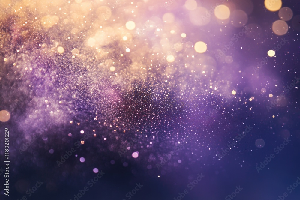 Blurry photo of a purple and yellow background with no distinct objects ...