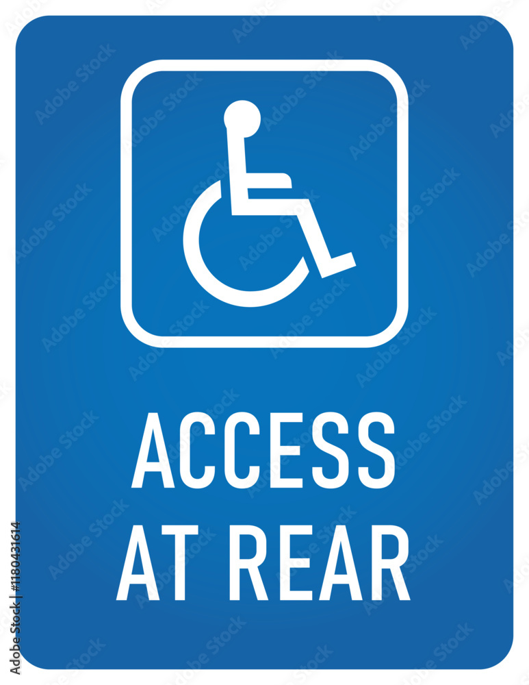 Handicapped Signage, disability signs, wheelchair sign, ADA compliant ...