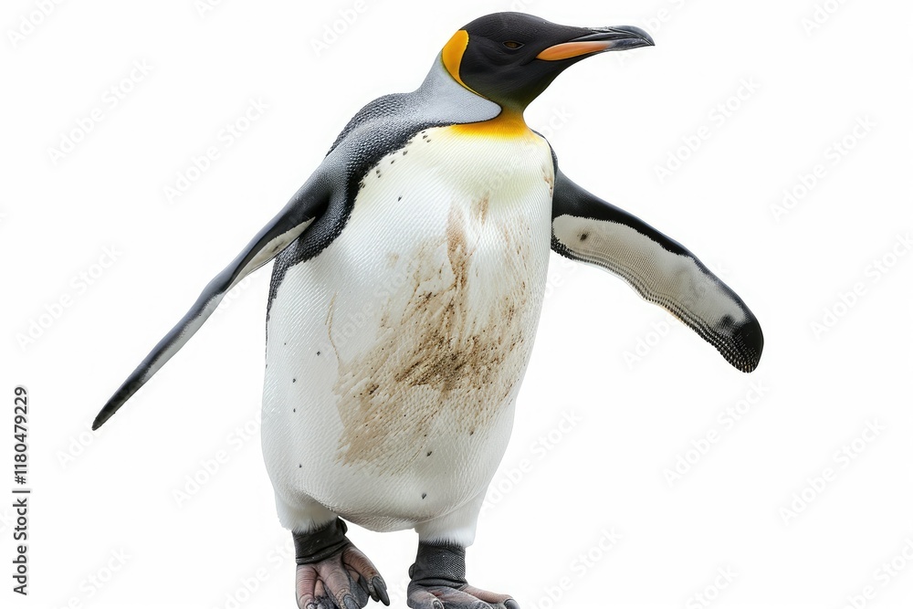 Pixel Perfect Picture of a Full Body Penguin with a Transparent ...