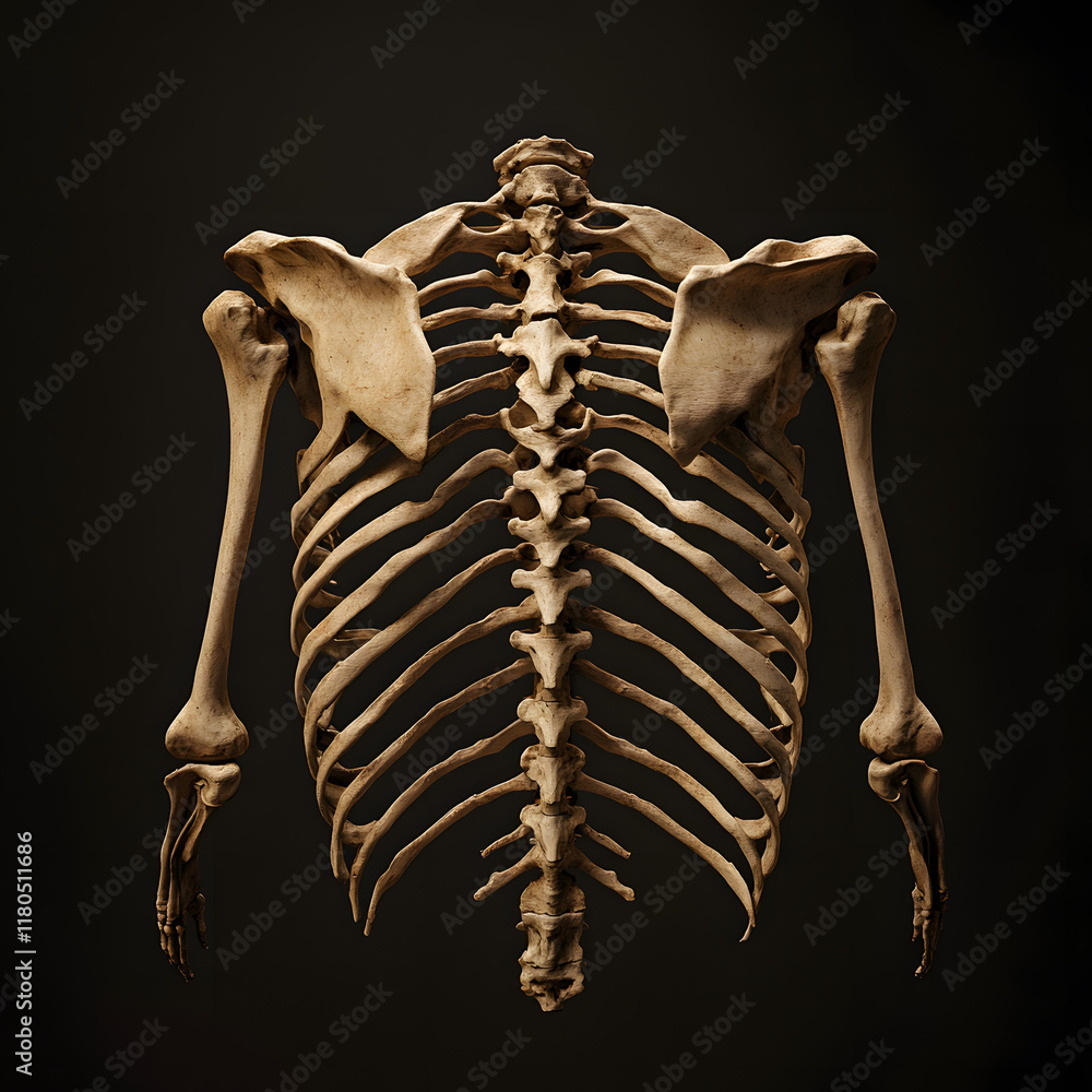 Exploring the Human Rib Cage: Anatomy of the Thorax and Vertebrae ...