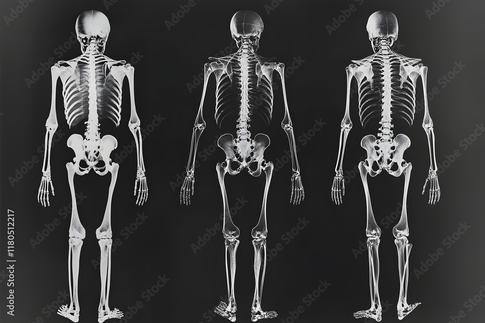Human Skeleton: Anatomy Views, Bone Structure, Skeletal System ...