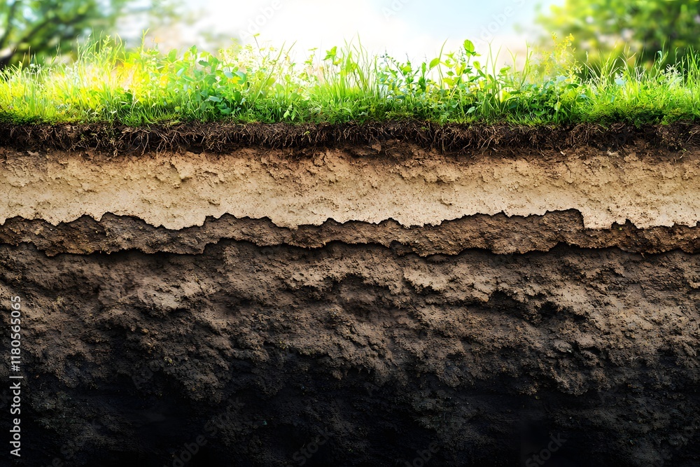 Explore Soil Layers: Earth's Structure Unveiled Stock Photo | Adobe Stock