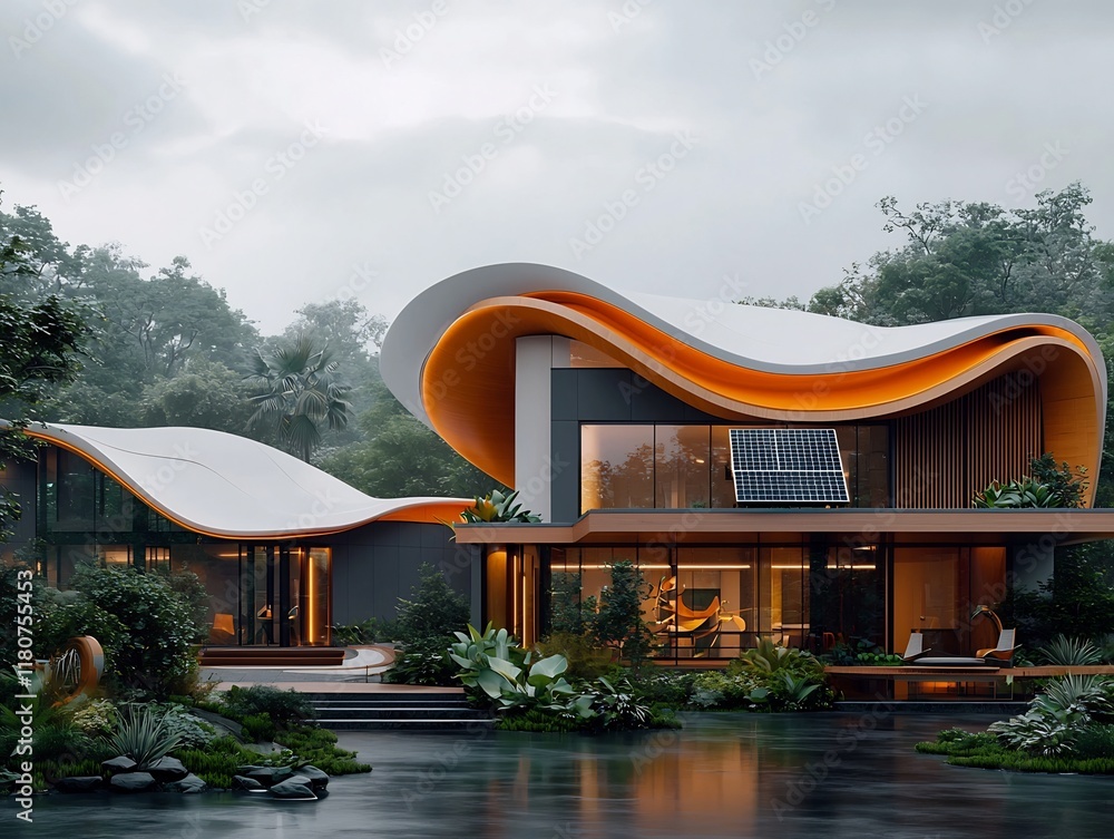 State of the art net zero emissions commercial building featuring a ...