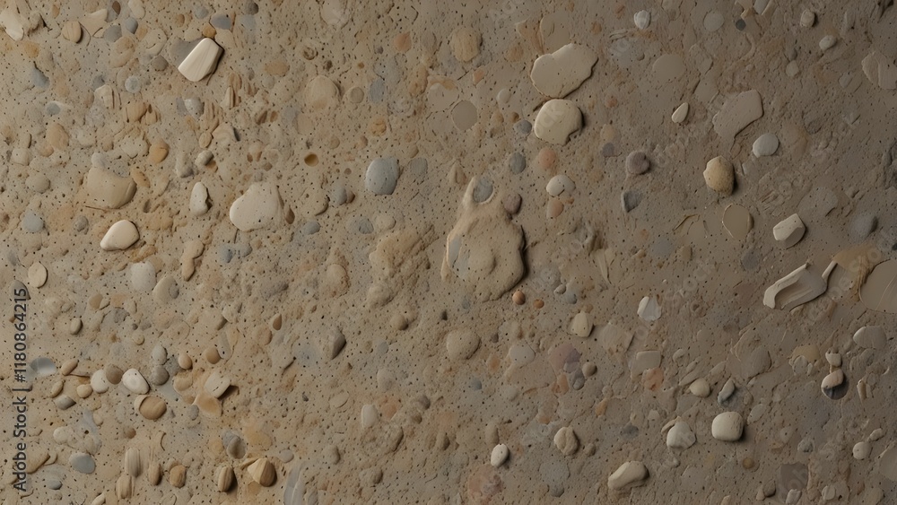 gray beige porous granular wall background texture with paint color ...