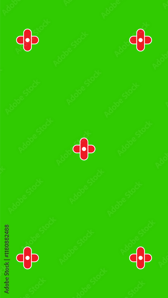 Green screen background, VFX motion tracking markers. Art design green ...