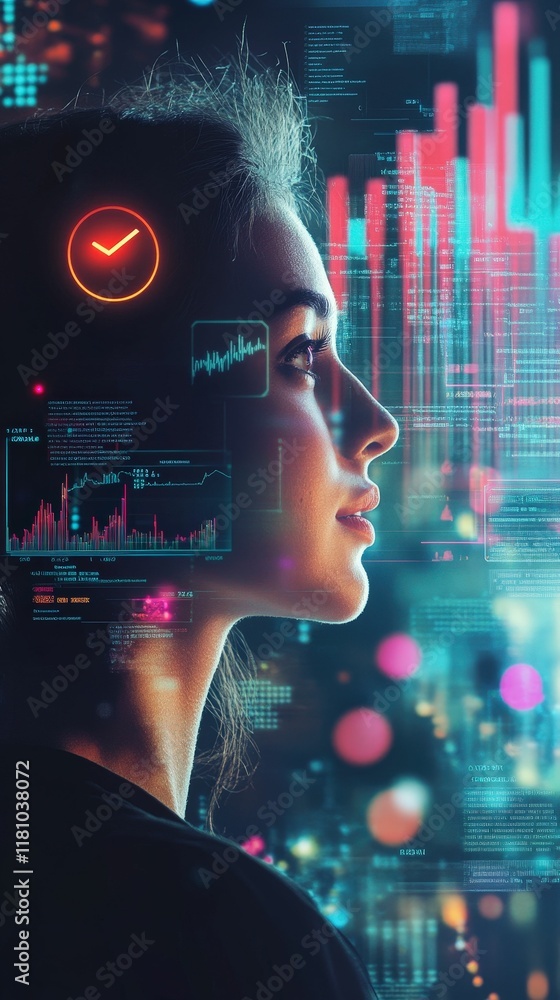 Virtual assistant ai demonstrating tax benefits for individuals digital environment graphic ...