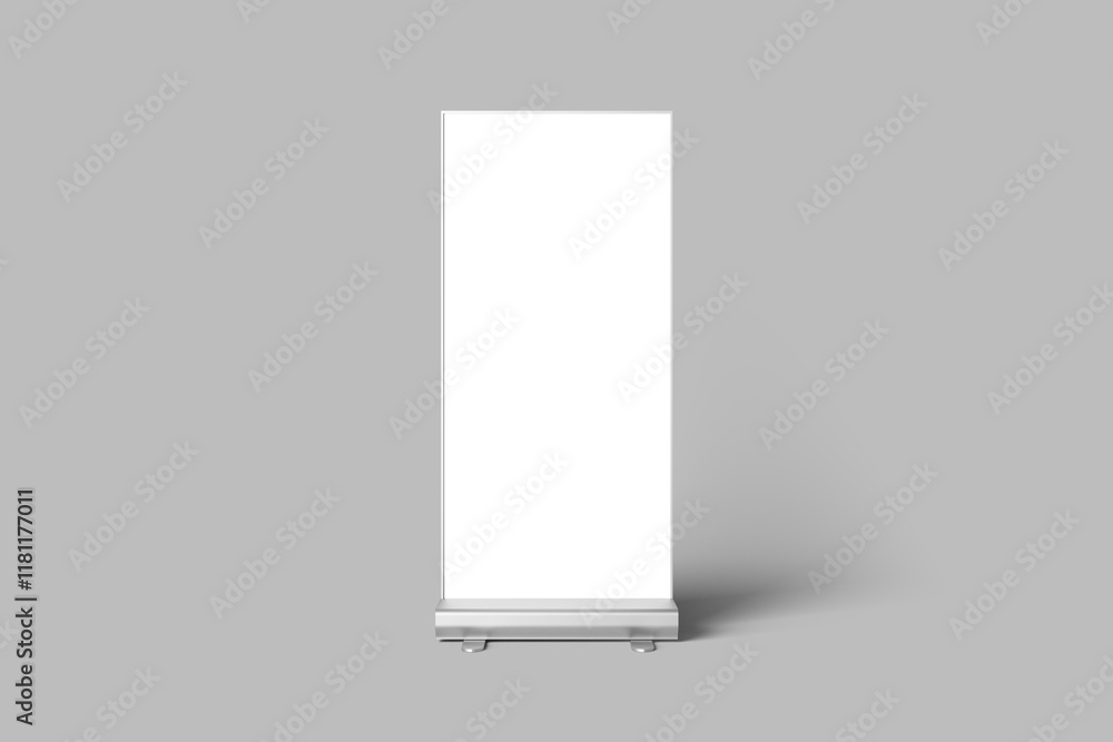 Standee Rollup Banner Mockup Stock Illustration | Adobe Stock