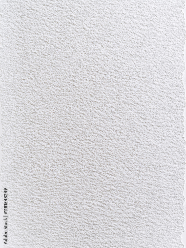 Textured White Watercolor Paper Background - High-Resolution Handmade ...
