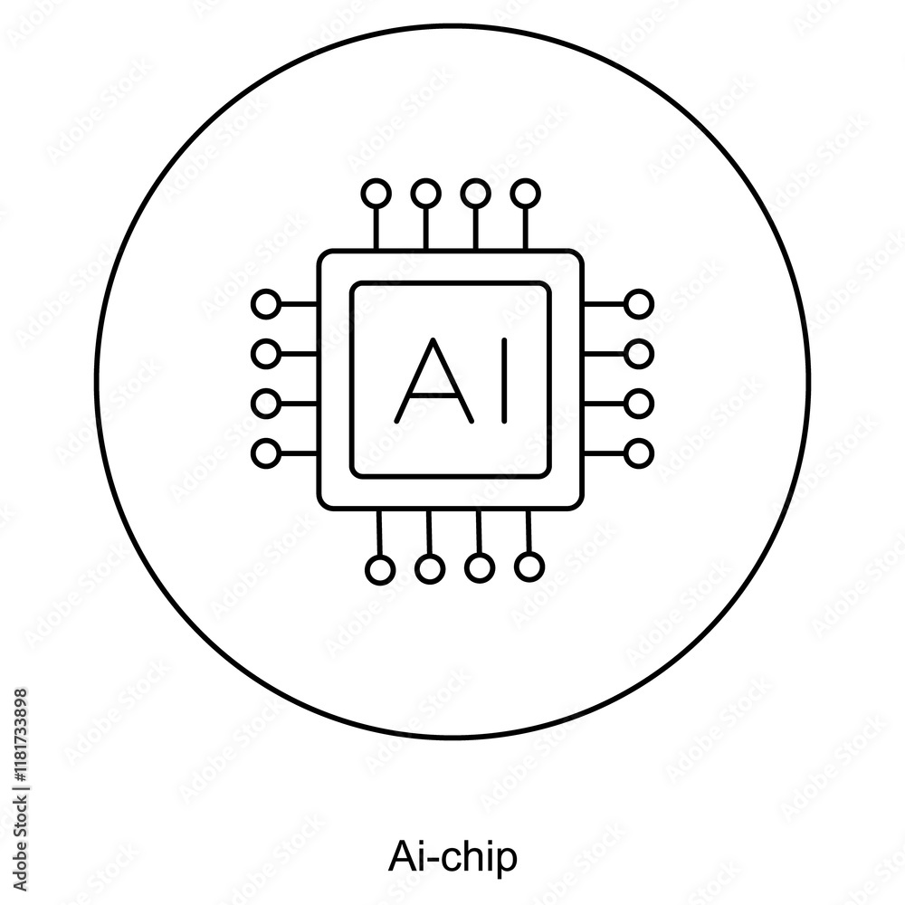 AI Chips icon, Revolutionizing Technology with Cutting-Edge AI Chips ...