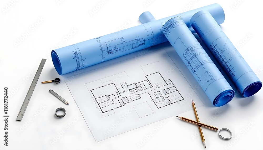 Architectural Blueprints Home Design Plans Engineering Drawing House ...