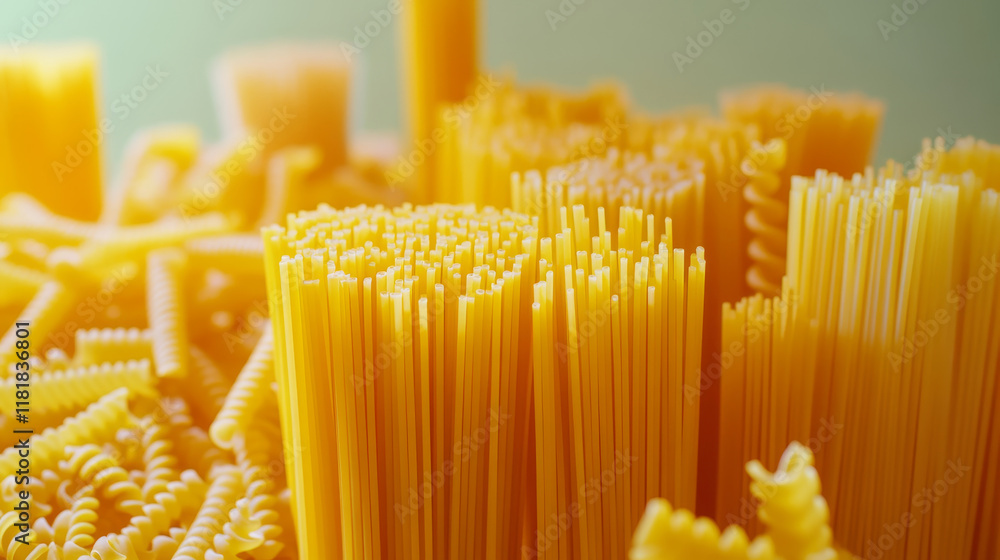 Pasta package vector templates of paper bag 3d mockups with Italian ...