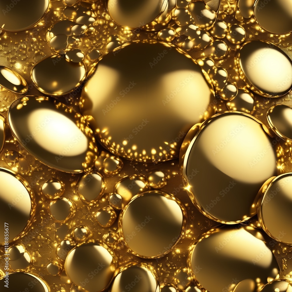 Gold texture seamless, warm hue, light reflections, realistic shine ...
