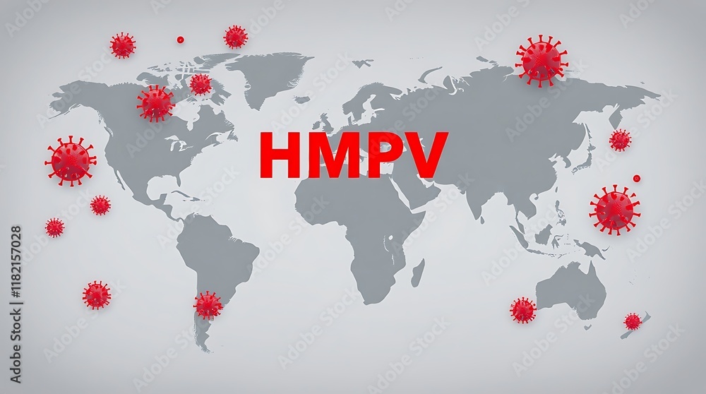 HMPV outbreak, Human metapneumovirus, HMPV global spread out, China map ...