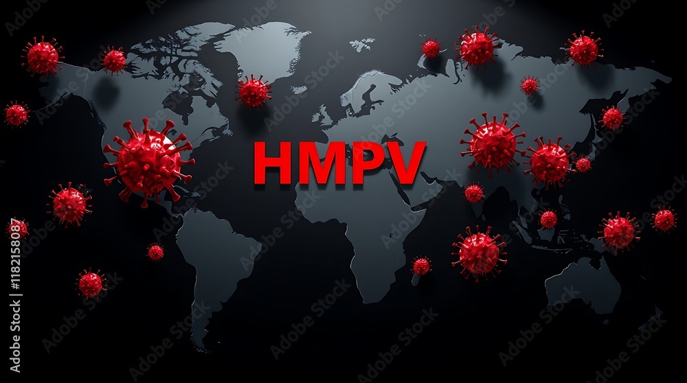 HMPV outbreak, Human metapneumovirus, HMPV global spread out, China map ...