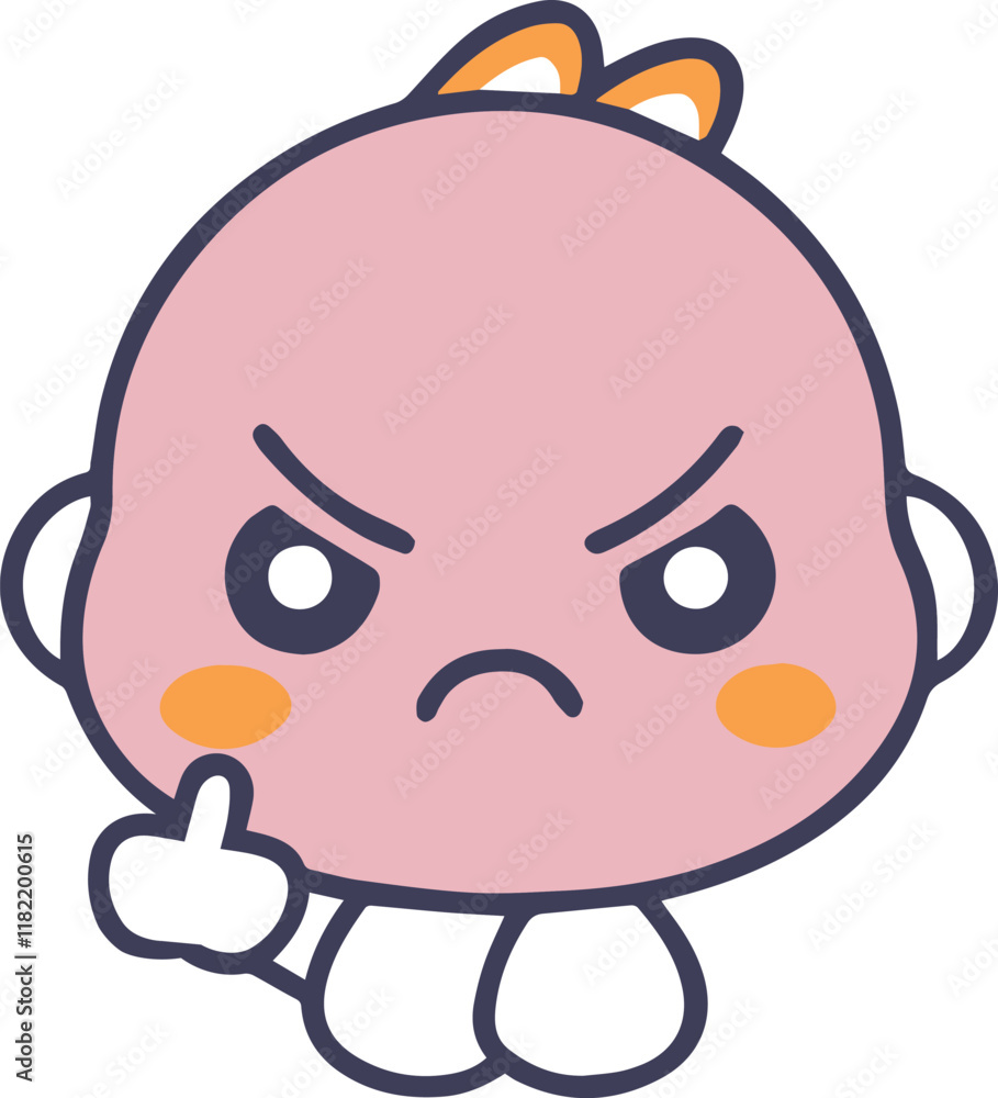 T-Shirts Graphic design | Cute Angry kawaii cartoon characters Show ...