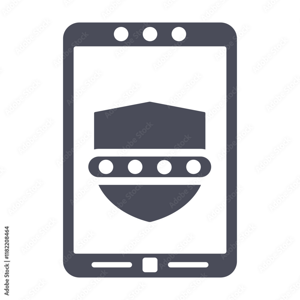 Mobile Password Protection Icon – Secure Your Devices with Stylish ...