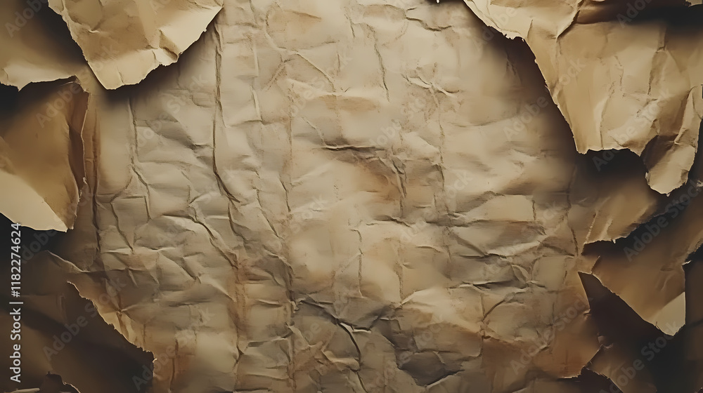 Old paper texture background with vintage retro look, transparent png ...