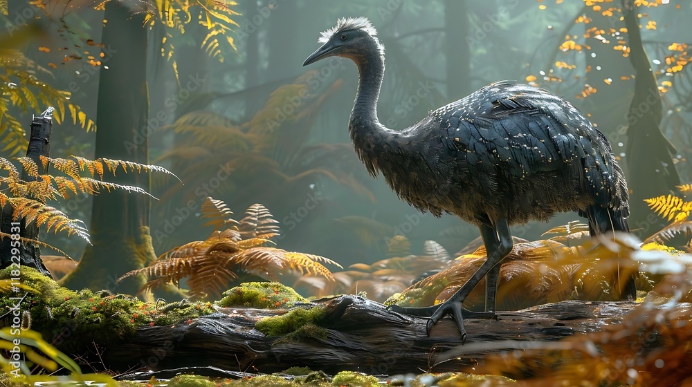 Moas were giant, flightless birds native to New Zealand, belonging to ...