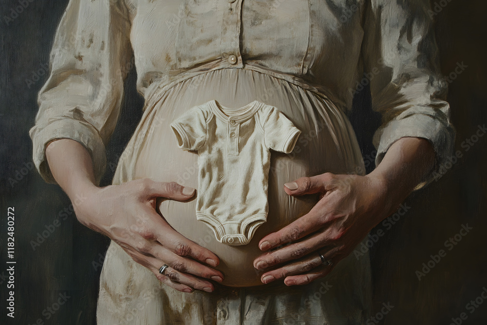 It's a boy new born baby text on sign board with cute little blue ...