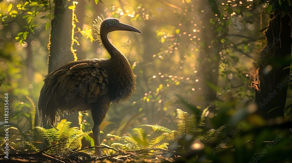 Moas were large, flightless birds native to New Zealand, now extinct ...