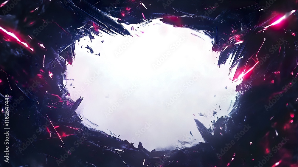 Twitch Overlay Template Screen Frame with Disco Design Stock ...