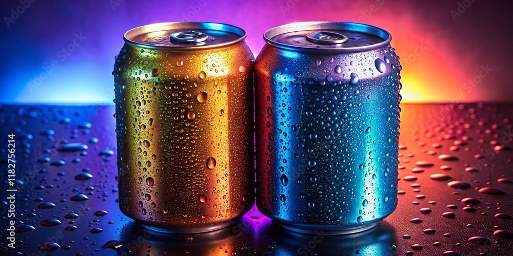 Cool Soda Drinks, Refreshing Aluminum Cans, Summer Beverages ...