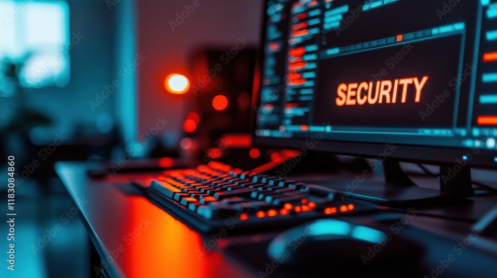 Cybersecurity measures in tech offices protecting data integrity in a ...