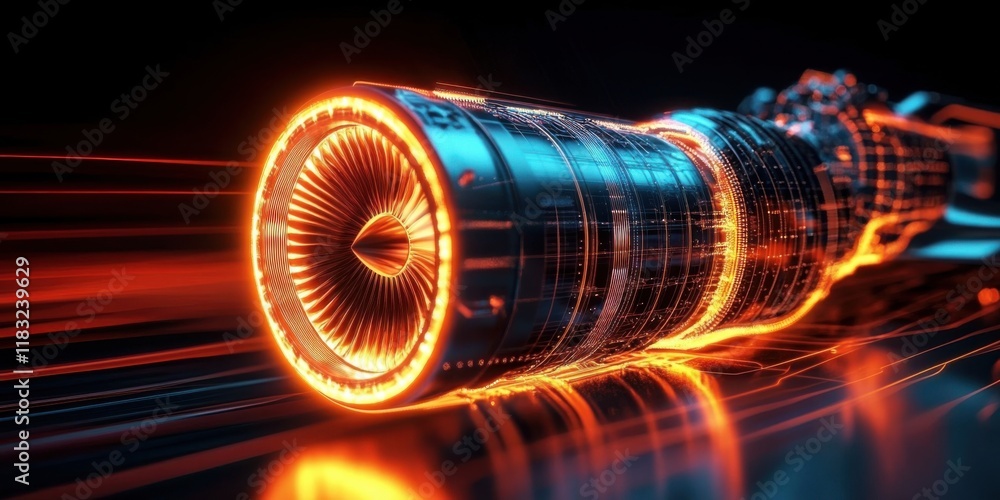 Simulating jet engine combustion to visualize heat fluid dynamics ...