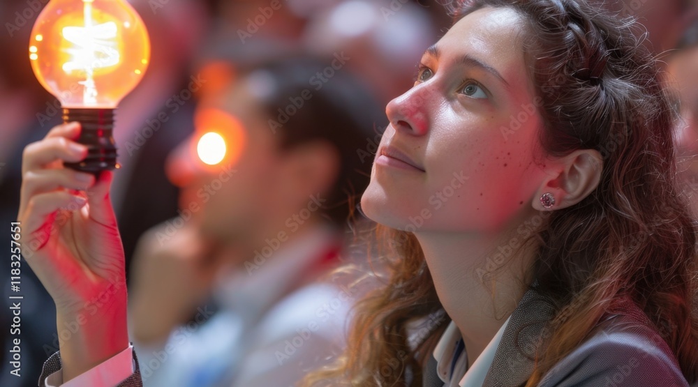 Ambitious Innovator: A dynamic innovator with visionary ideas, ready to ...