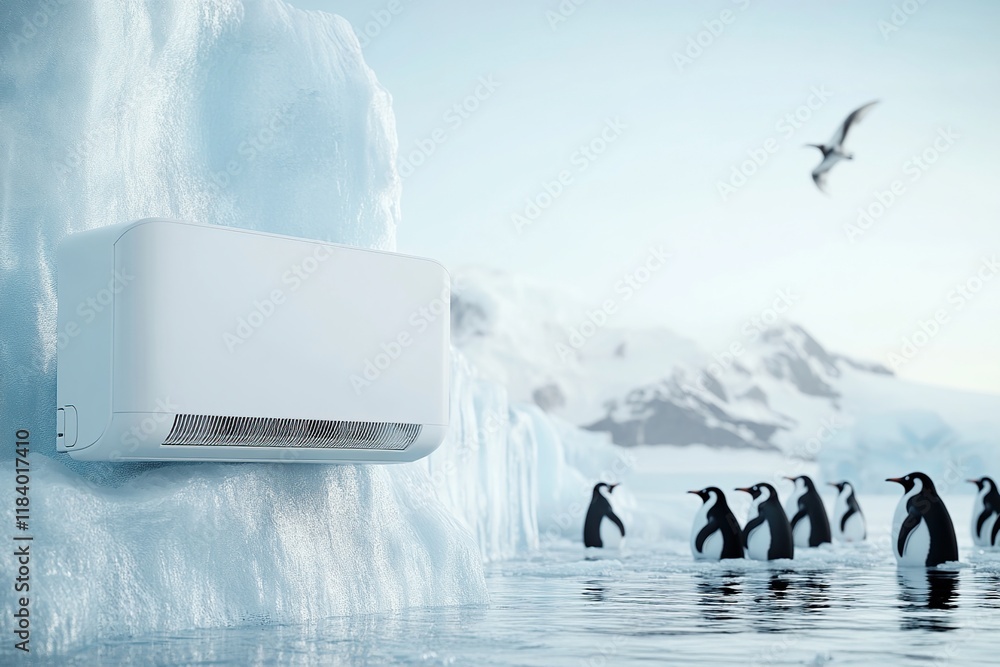 Arctic Air Conditioner: Penguins and Climate Change Impacts, Cooling ...