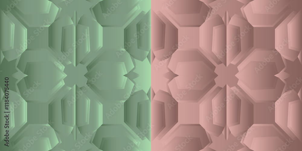 Geometric seamless patterns decor, seamless texture, vector ...