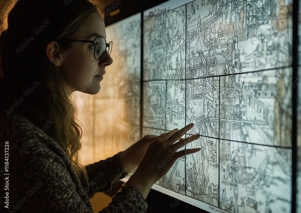 Exploring Historic City Maps: Interactive Digital Display Reveals ...