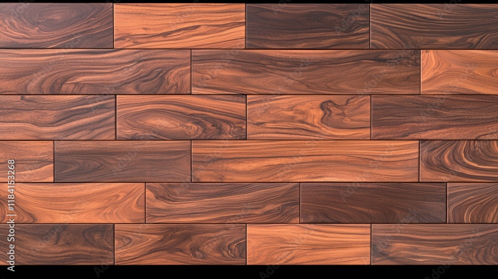 Rich Dark Brown Wood Planks Seamless Texture Background Stock ...