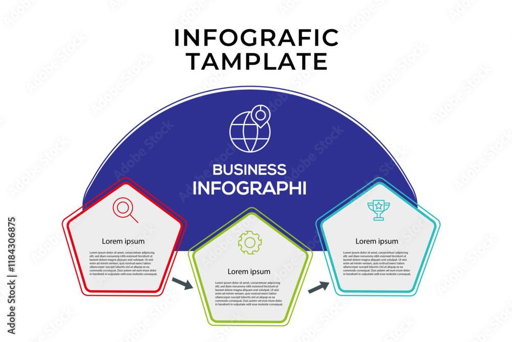 Infographic for Comparative Data Analysis with Bar and Pie Charts Stock ...