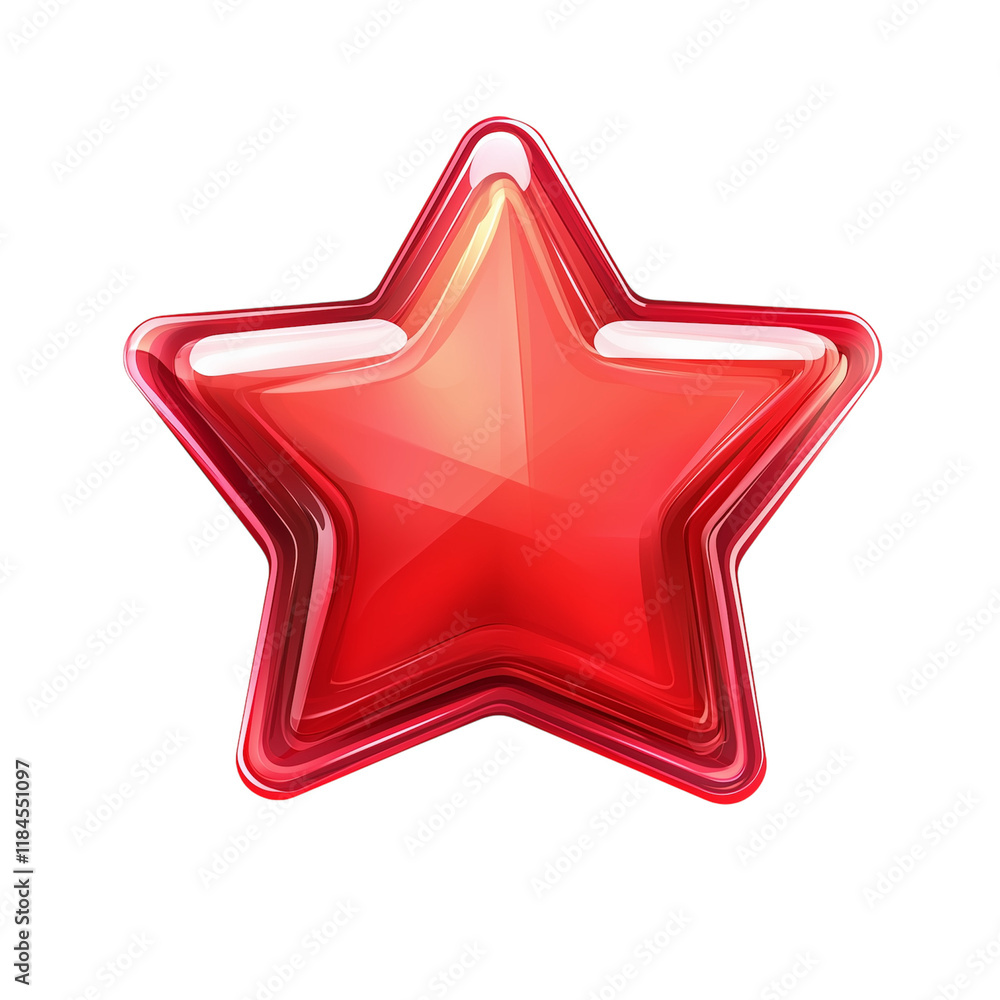 red star icon cut-out. png decorative transparent background. flat ...