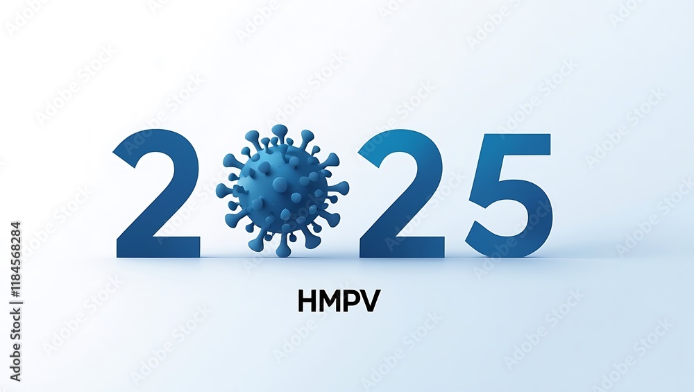 Human Metapneumovirus (HMPV) 2025 – Modern Graphic Design with Virus ...