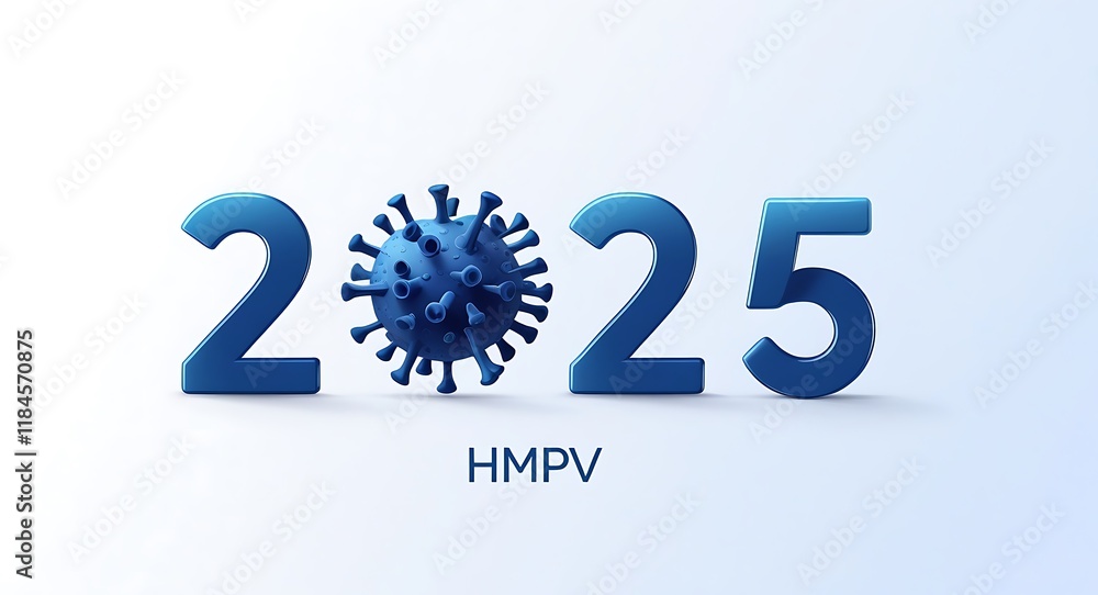 Human Metapneumovirus (HMPV) 2025 – Modern Graphic Design with Virus ...