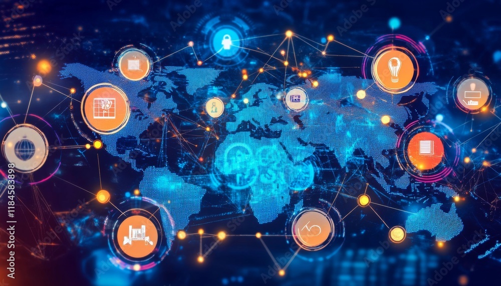 Enhancing Global Collaboration Through Document Management Tools Stock ...