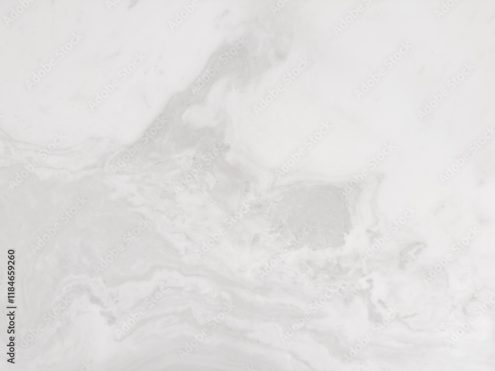Polished White Marble Surface with Soft Gray Veins and Smooth Texture ...
