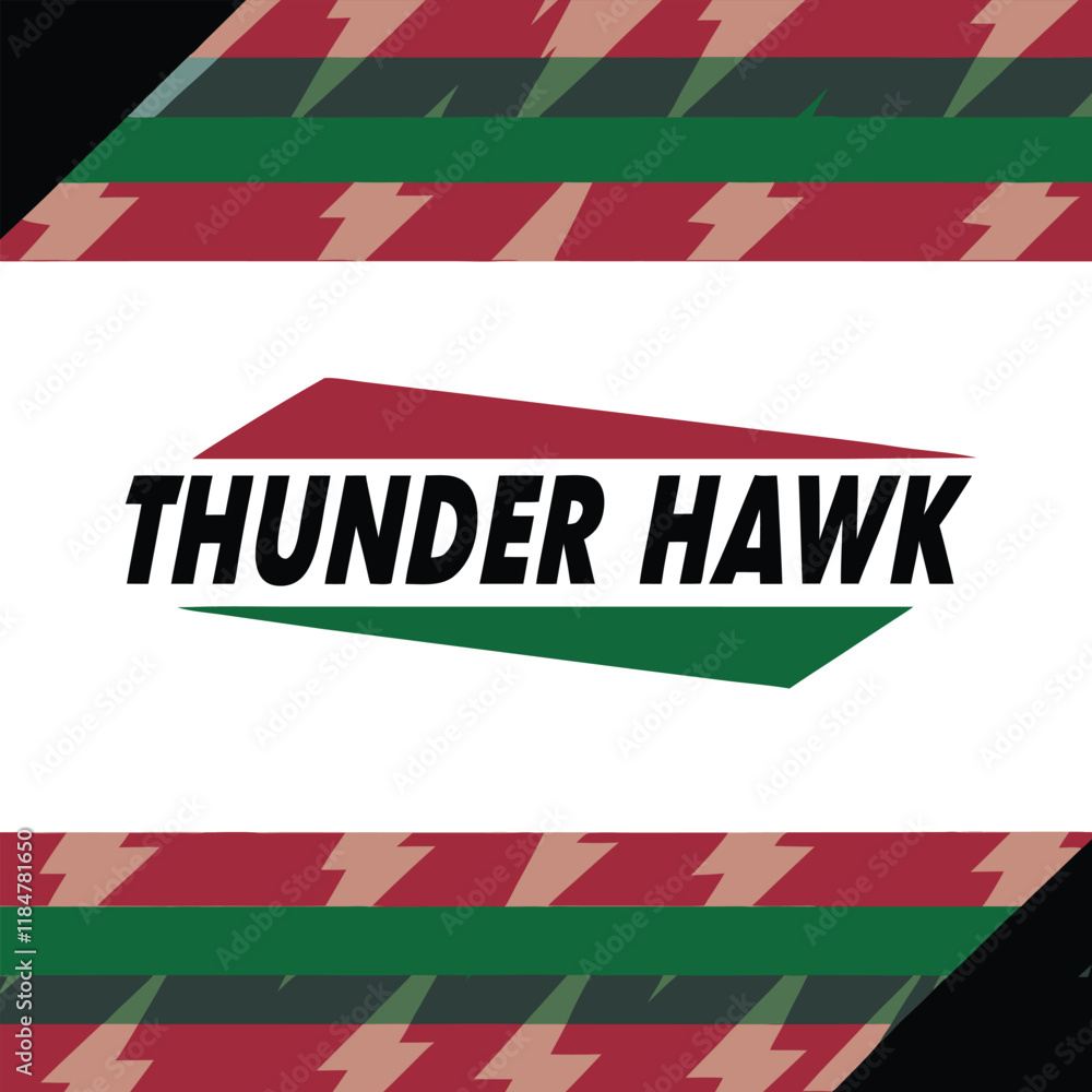 Dynamic Thunder Hawk logo vector for sports and business branding ...